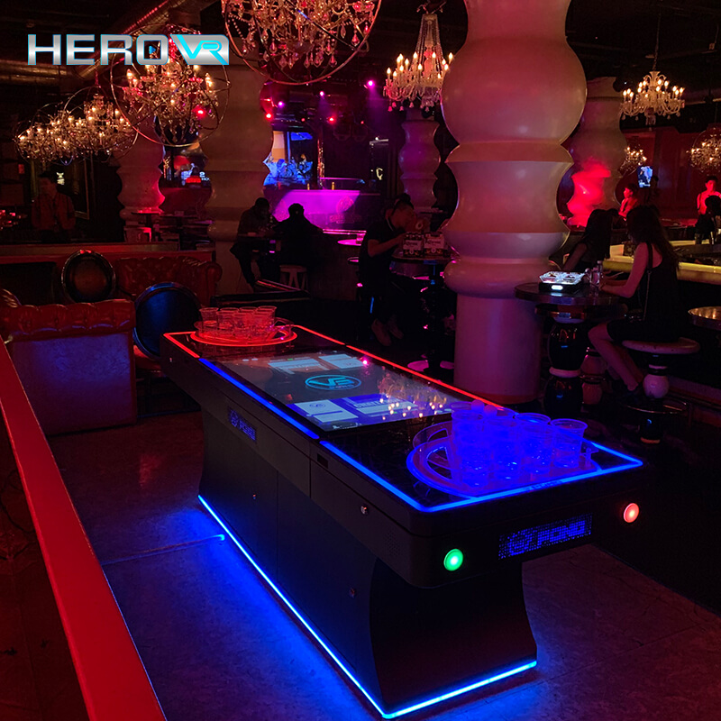 HeroVR Beer Pong is a Popular Drinking Game Table Machine
