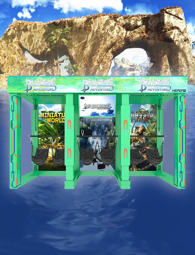 HEROVR Launching The Exclusive New 6 Players VR Bungee Jumping Ride