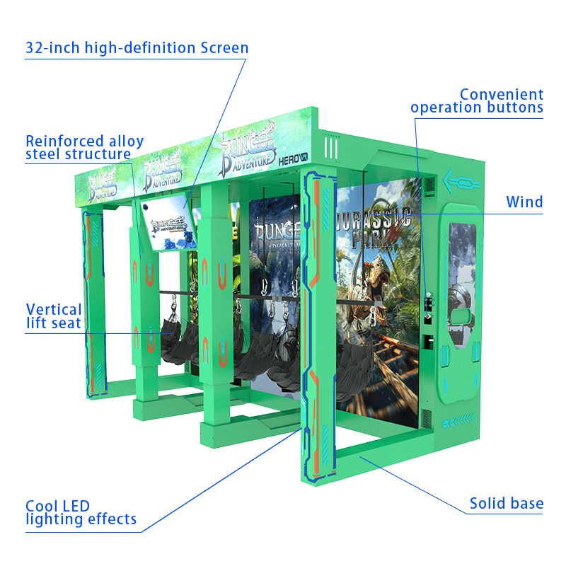 HEROVR Launching The Exclusive New 6 Players VR Bungee Jumping Ride