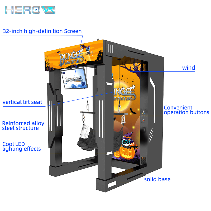 VR Bungee: Exhilarating Vertical Flight Thrills